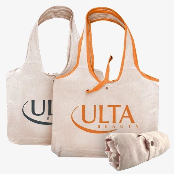 Eco Friendly Folding Totes In Bulk Custom Promotional Bags
